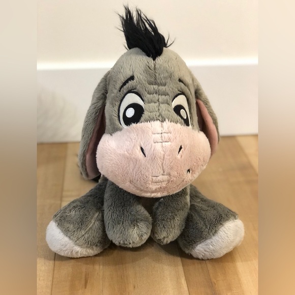 Disney | Toys | Winnie The Pooh Disney Baby Eeyore Gray Plush ...